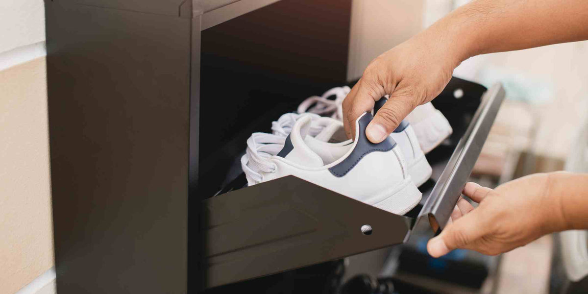 Modern Shoe Cabinets Featuring Advanced Digital Lock Systems – Maxi Home