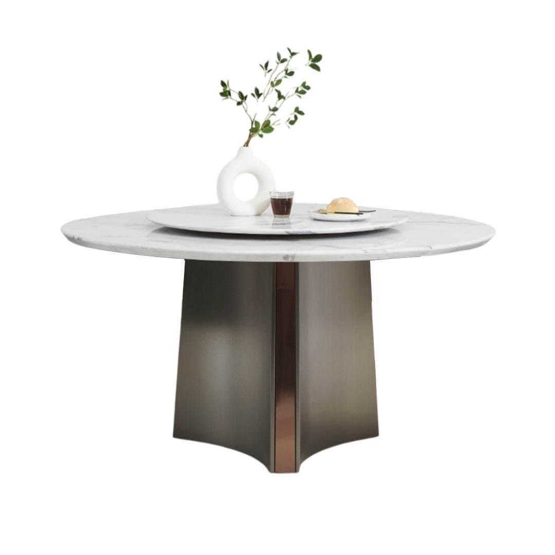 Julian Sintered Stone Round Dining Table – Maxi Home